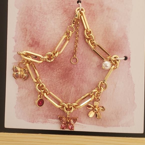 Jessica Simpson | Jewelry | Jessica Simpson Charmed Bracelet | Poshmark